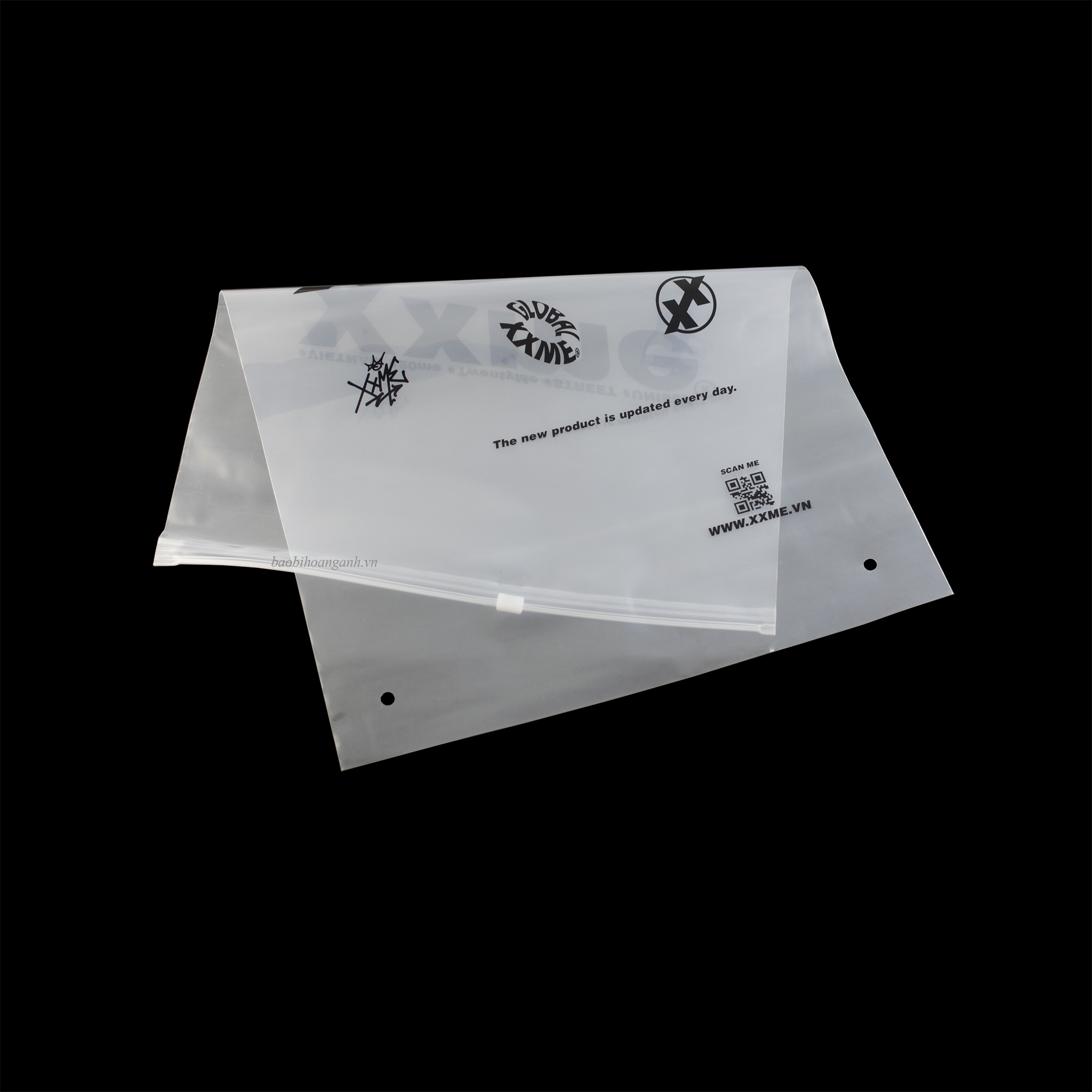 Bao Zipper & mẫu in trên Bao - BAO BÌ HOÀNG ANH