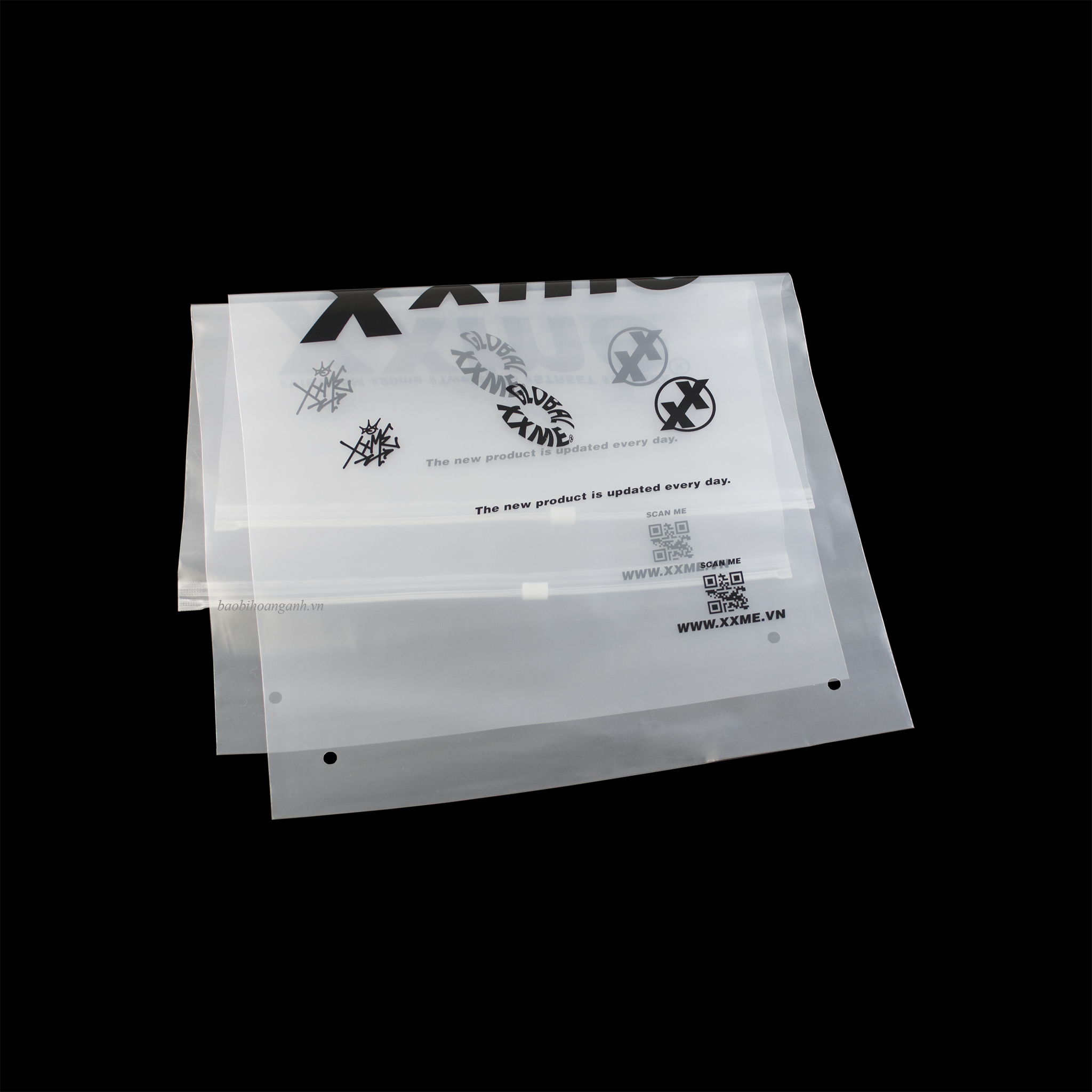 Bao Zipper & mẫu in trên Bao - BAO BÌ HOÀNG ANH